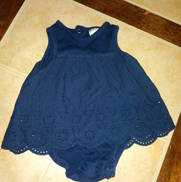 Carter's | Dresses | Baby Girls Blue Dress | Poshmark